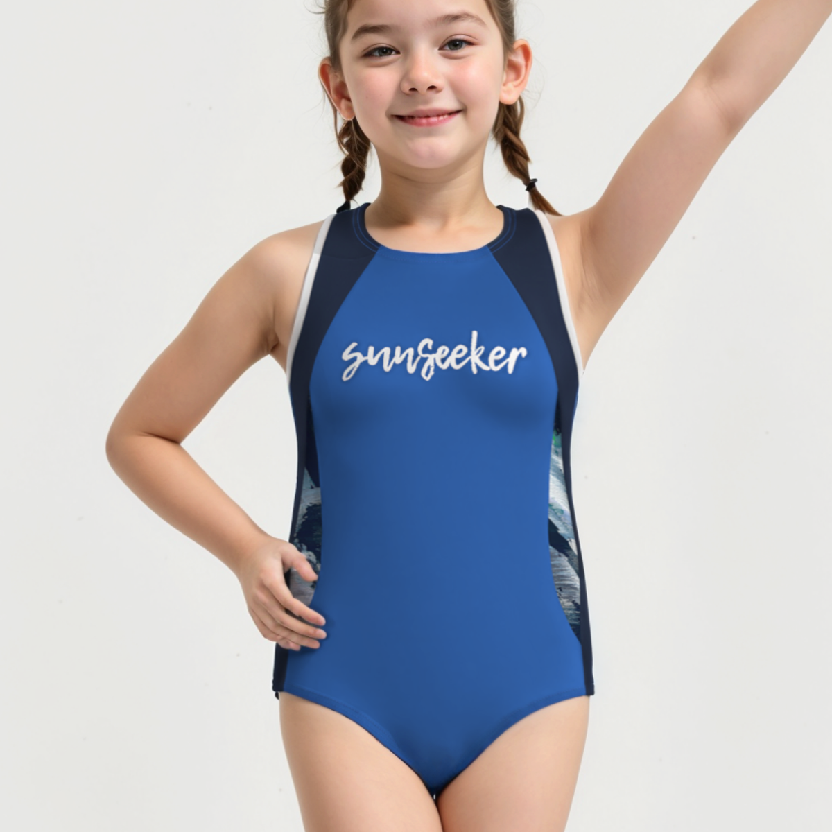 Sunseeker Water Splash Cross Back Onepiece