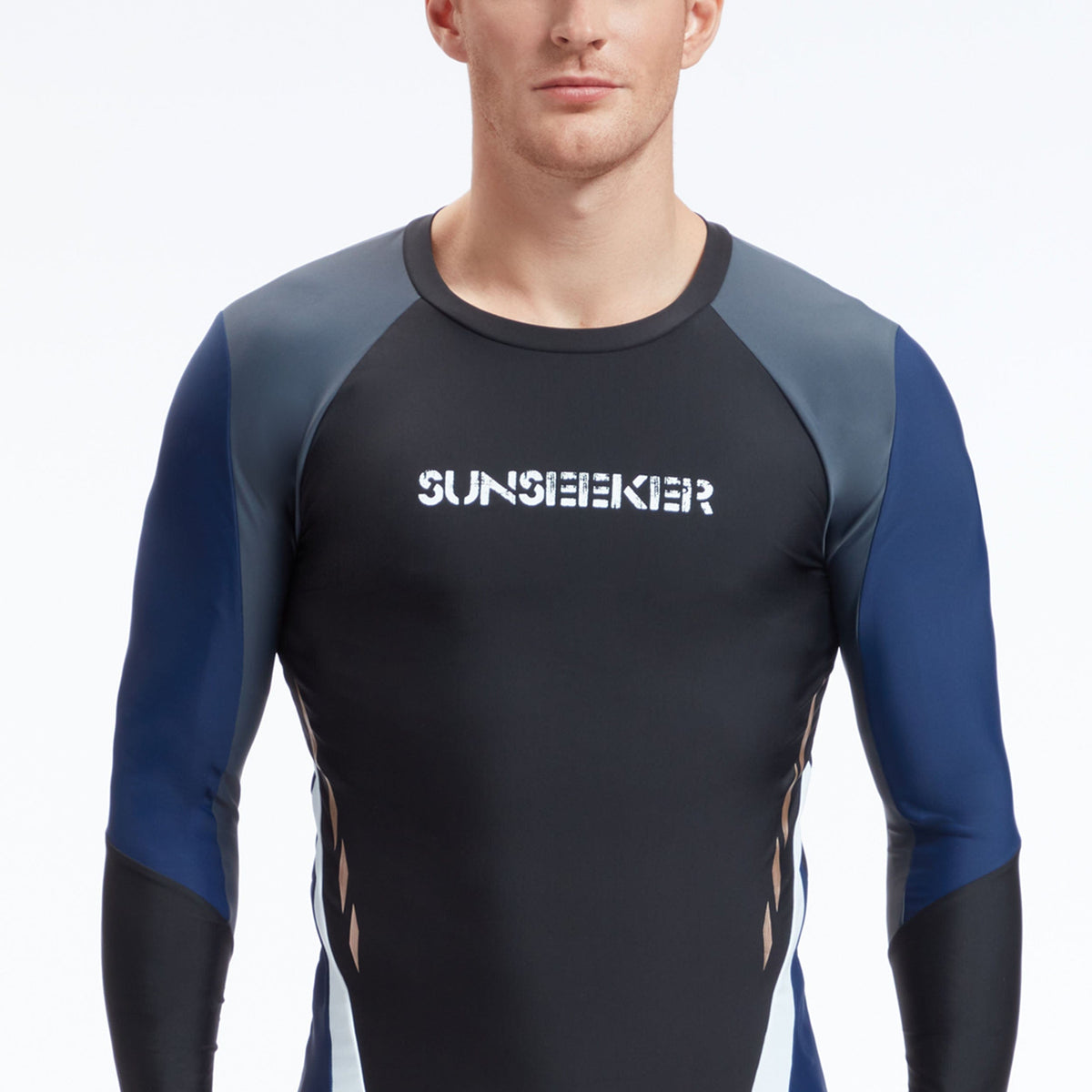 Manner raglan black long sleeves rash guard – Sunseeker