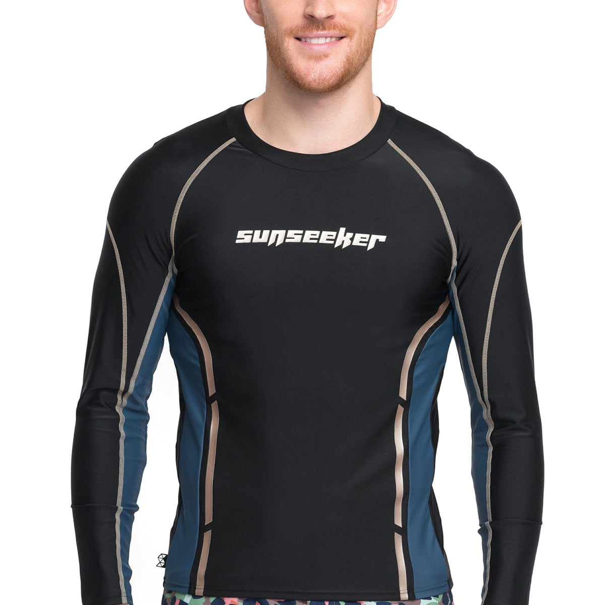 Maneer raglan black long sleeve rash guard – Sunseeker